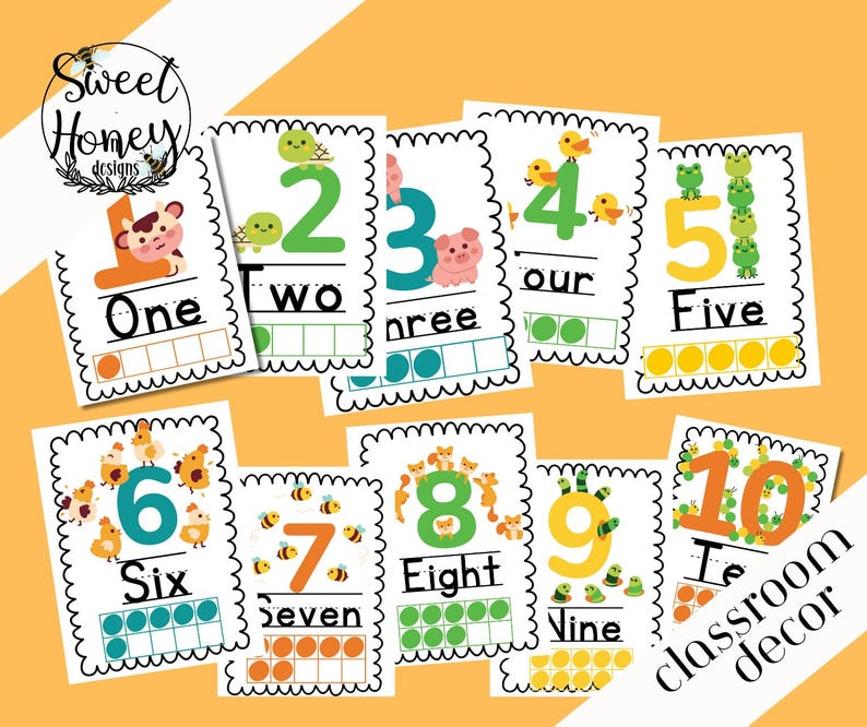 Preschool/kindergartener Farm Shapes and Numbers - Etsy