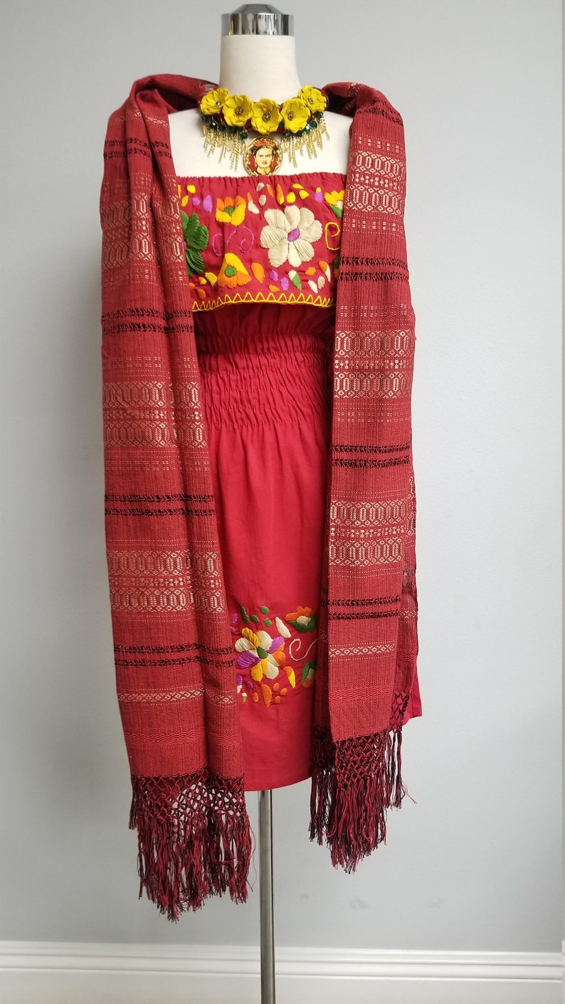 Reboso Shawl Rebozo Mexicano Mexican Wrap reboso de tela | Etsy