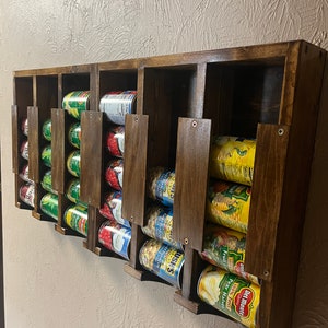 Can Cupboard: Wall-mounted Canned Goods Storage & Organizer for ...