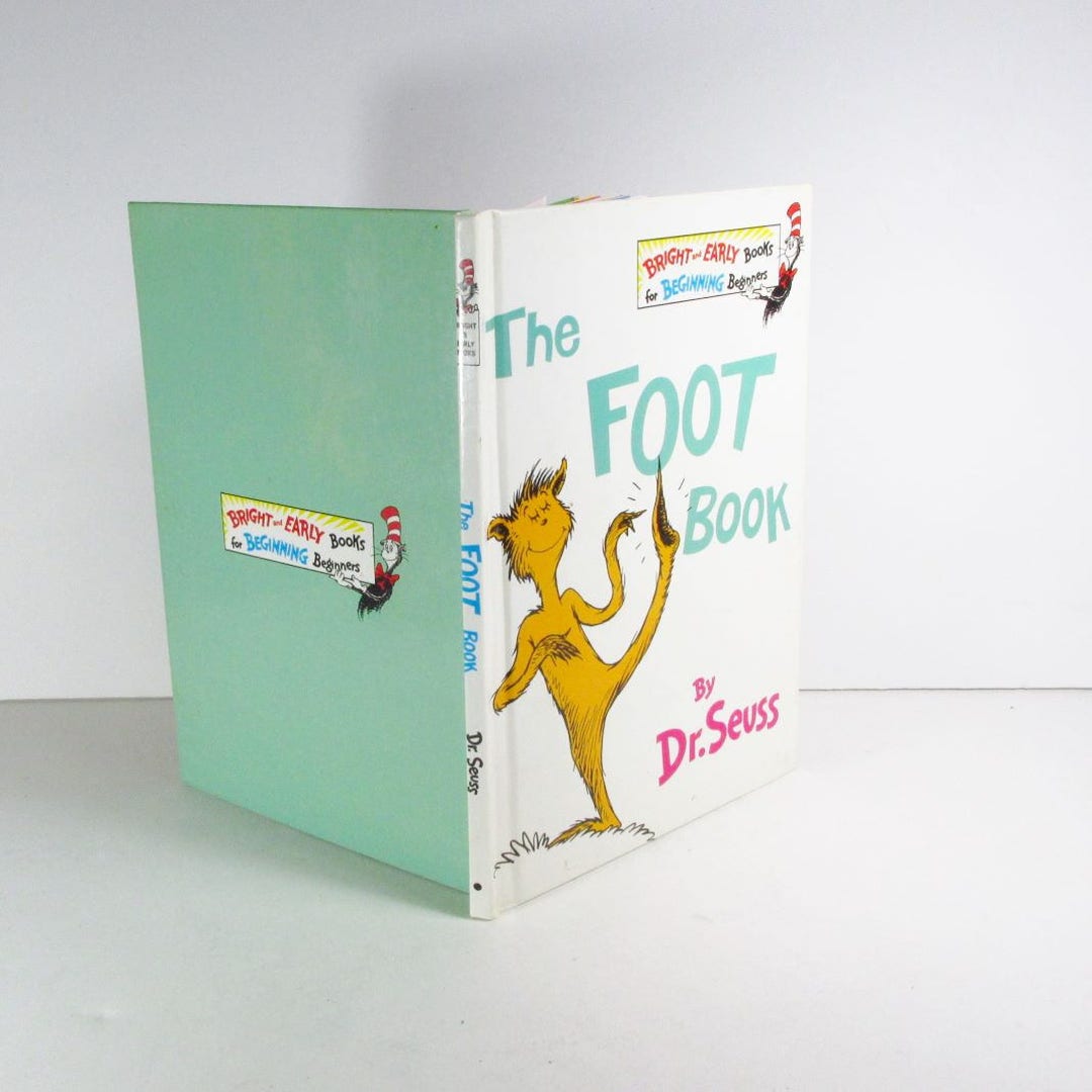 Dr. Suess the Foot Book 1986 Very Good - Etsy