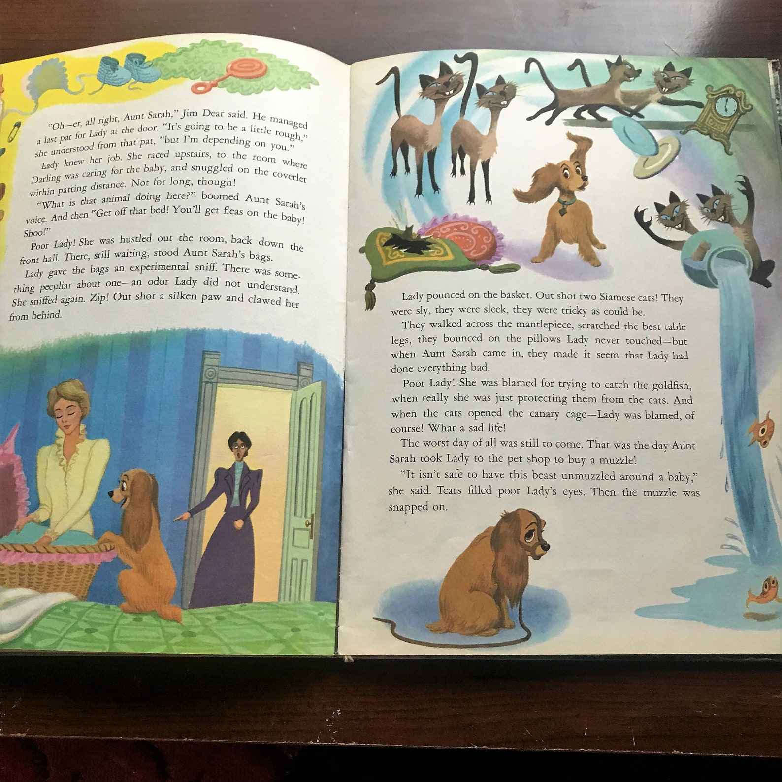 Lady and the Tramp Big Golden Book Vintage 1955 - Etsy
