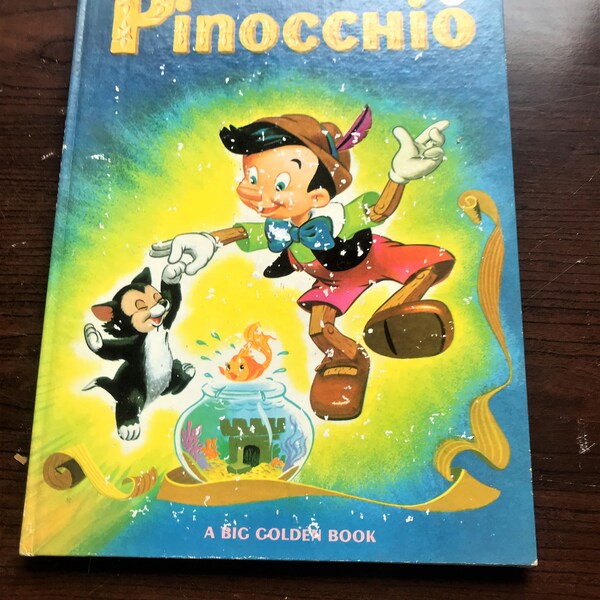 Vintage Pinnochio Book - Etsy