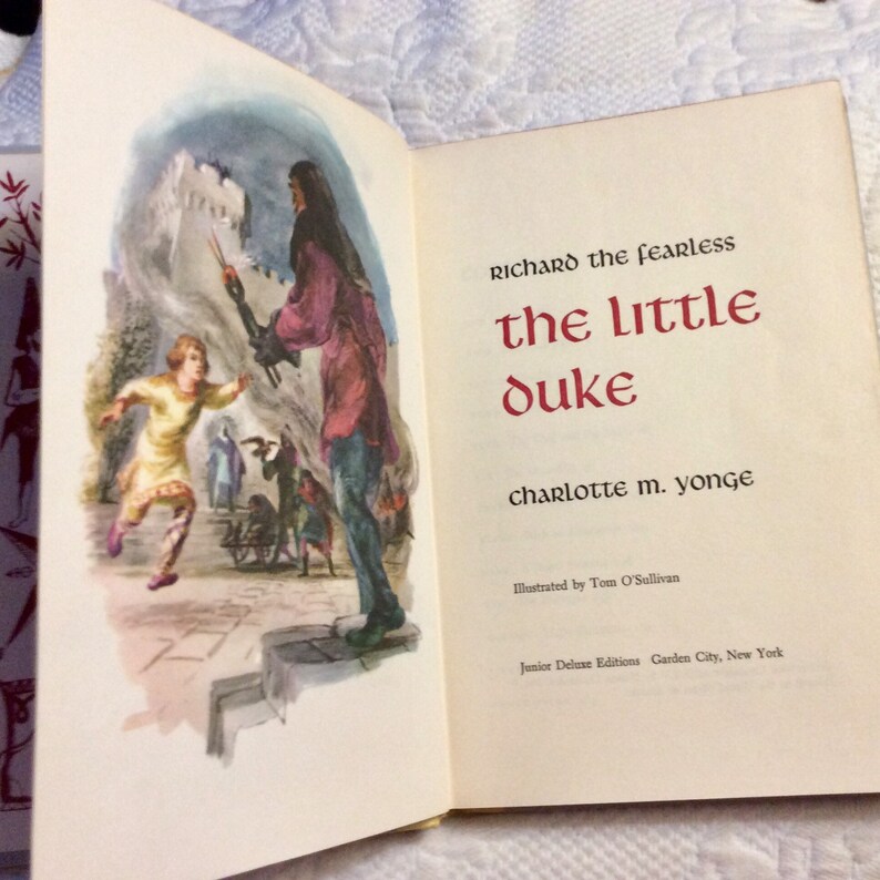 Vintage 1955 the Little Duke Charlotte Yonge Junior Deluxe Edition - Etsy