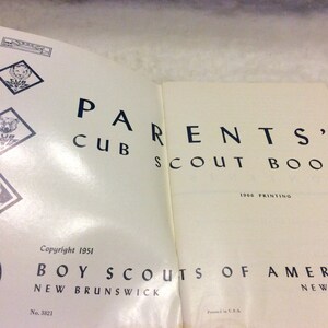 Parents Cub Scout Book Vintage 1966 Good Free Ship. - Etsy
