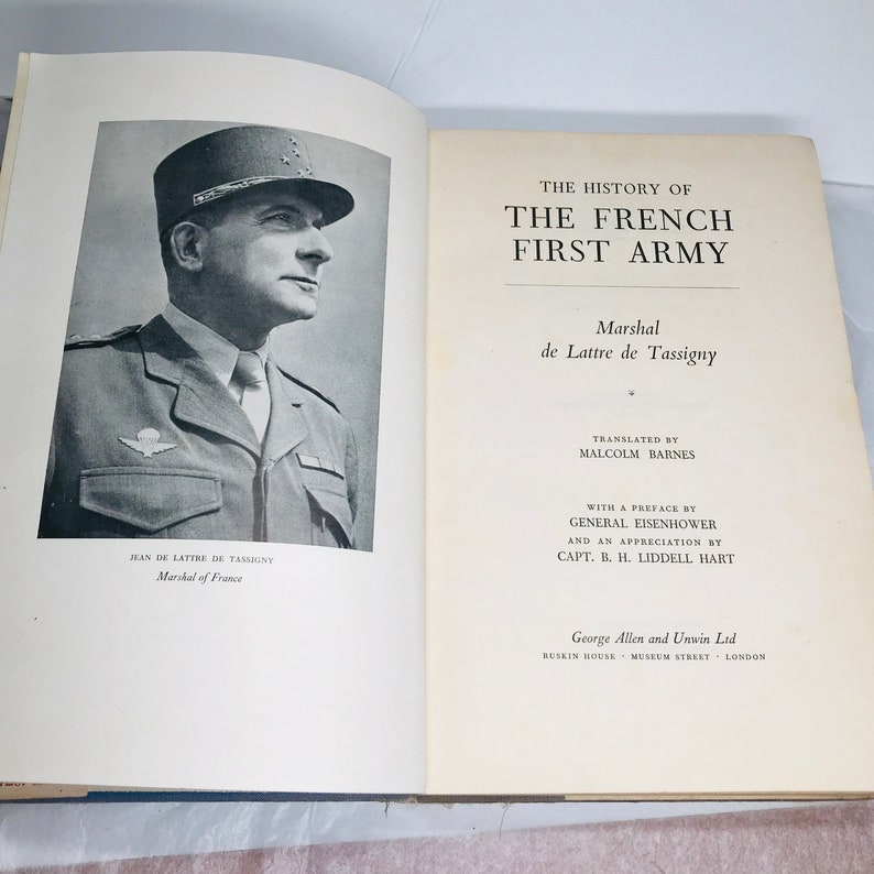 The History of the First French Army Marshal De Lattre 1952 - Etsy