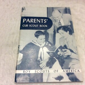 Parents Cub Scout Book Vintage 1966 Good Free Ship. - Etsy