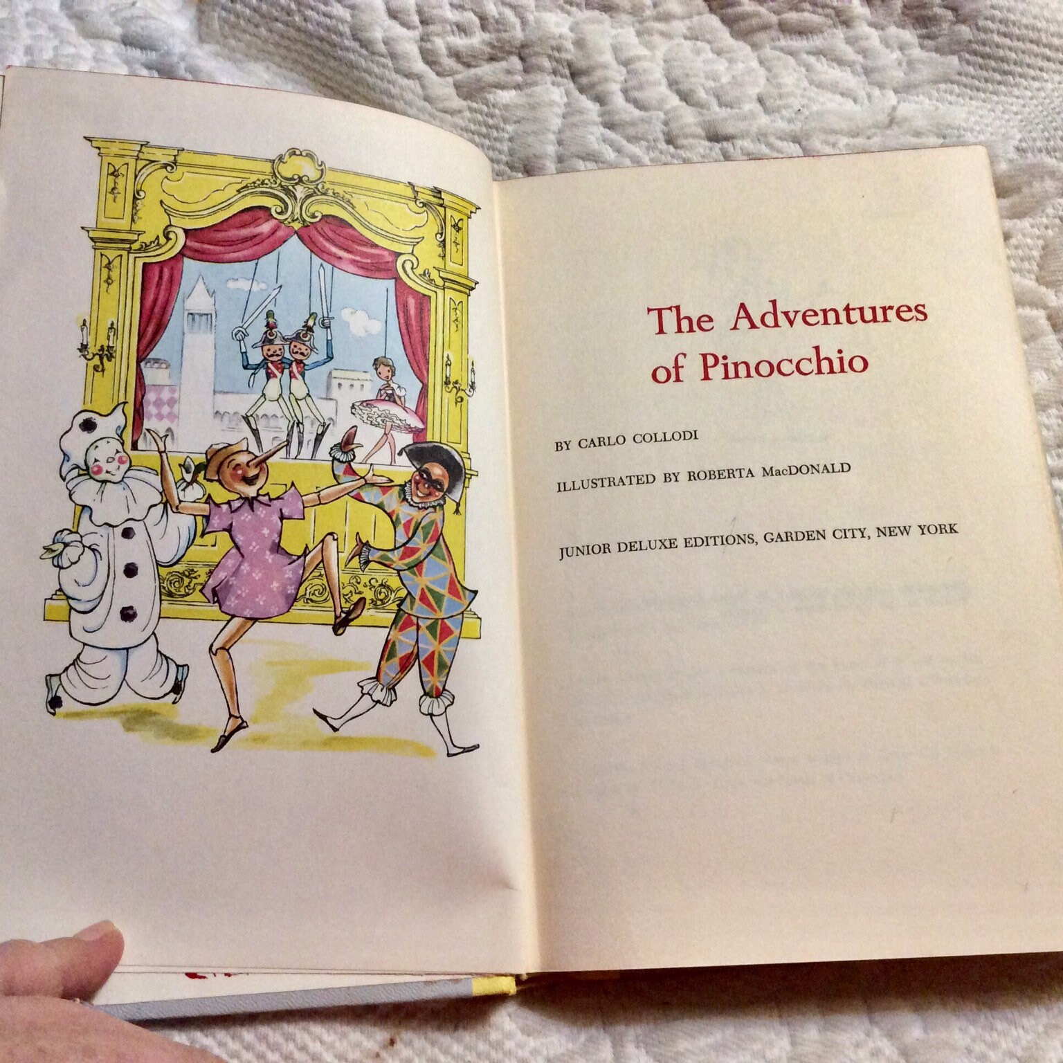 Pinocchio Vintage 1955 Junior Deluxe Editions - Etsy