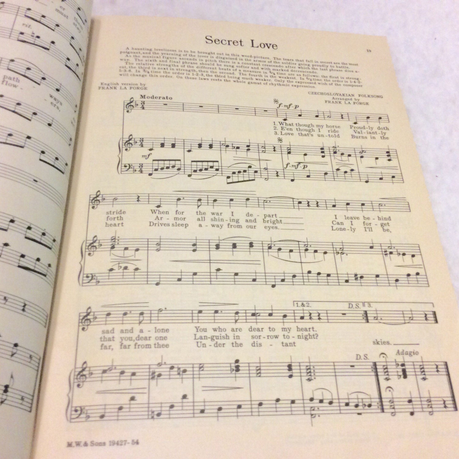 Pathways of Song Volume One High Voice 1935 Sheet Music Song Book. Free ...