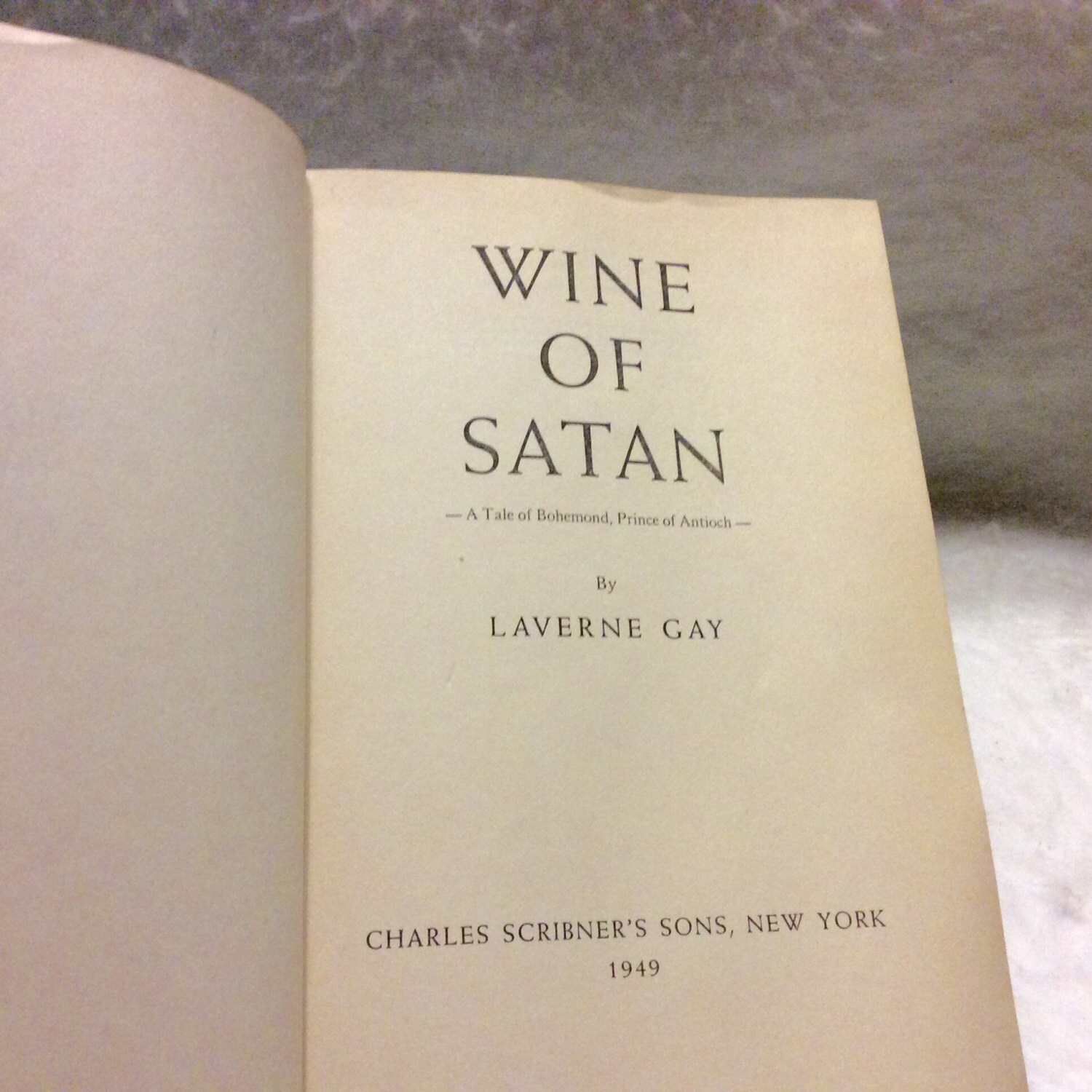 Wine of Satan 1949 Laverne Gay Prince of Antioch. Fair - Etsy