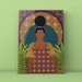 Iniko, Collage Art Illustration, Printable Wall Art, Ethnic Pattern ...