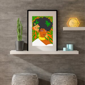 Trinity, Digital Art Print, Abstract Art, Digital Illustration, Black ...