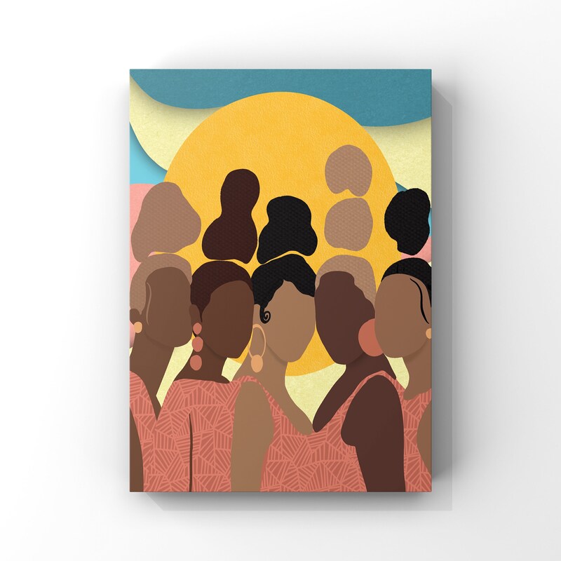 Paper Collage Wall Art - Etsy