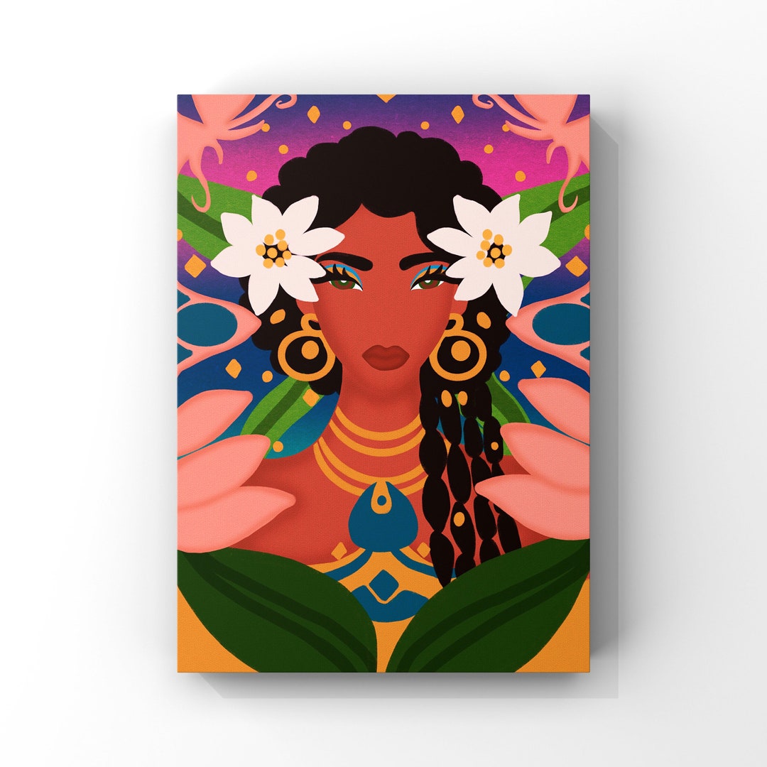 Zaya, Digital Wall Art Print, Printable Wall Art, Digital Art ...