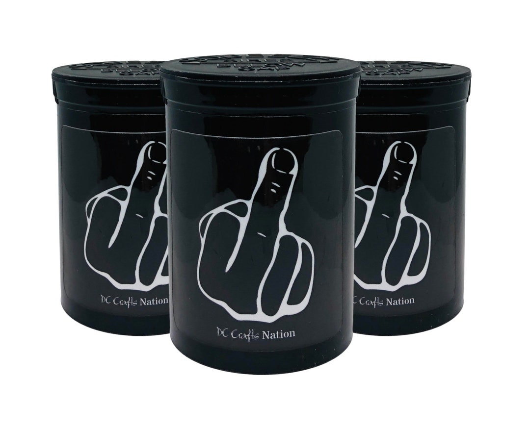 Middle Finger 3 Pack Fresh Kettle Pop Top Smell Proof Container, Stash ...