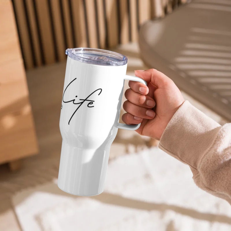 Custom Lake Life 25 Oz. Travel Mug | Lake Life, Custom Lake Name ...