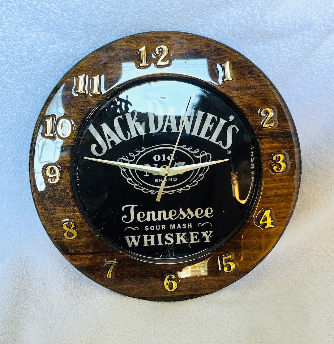 Jack Daniels Whiskey Clock - Etsy