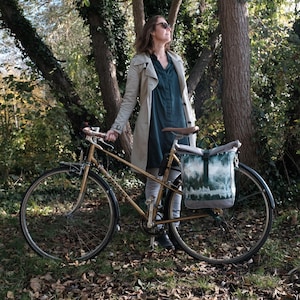 Bicycle Pannier Onetask for Woman Waterproof Fabric -bike Bag Bicycle ...