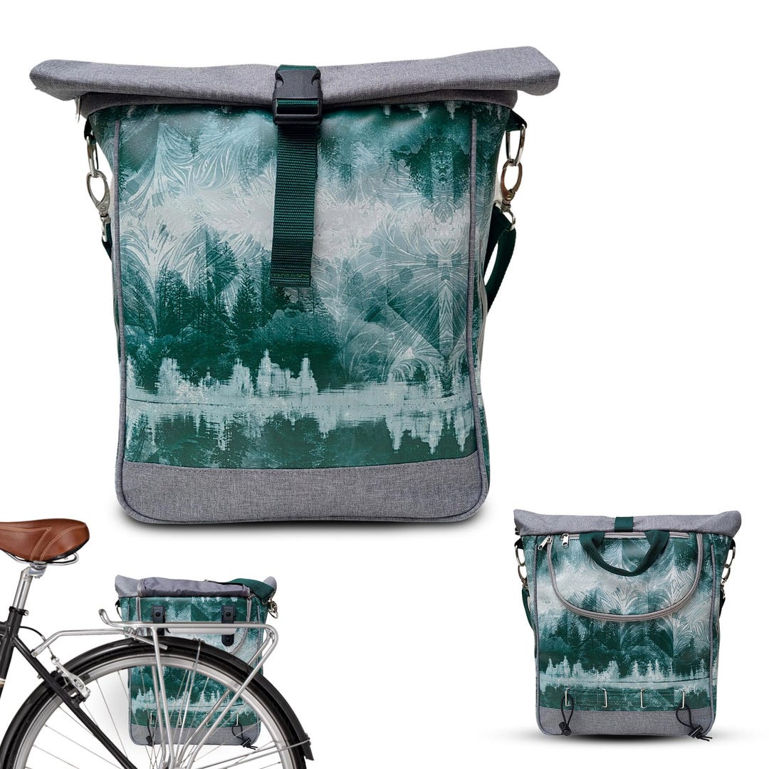 Bicycle Pannier Onetask for Woman Waterproof Fabric -bike Bag Bicycle ...