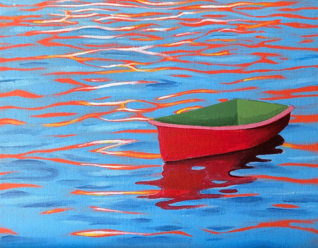 Original Acrylic Landscape Painting, 8x10 Inches - Etsy