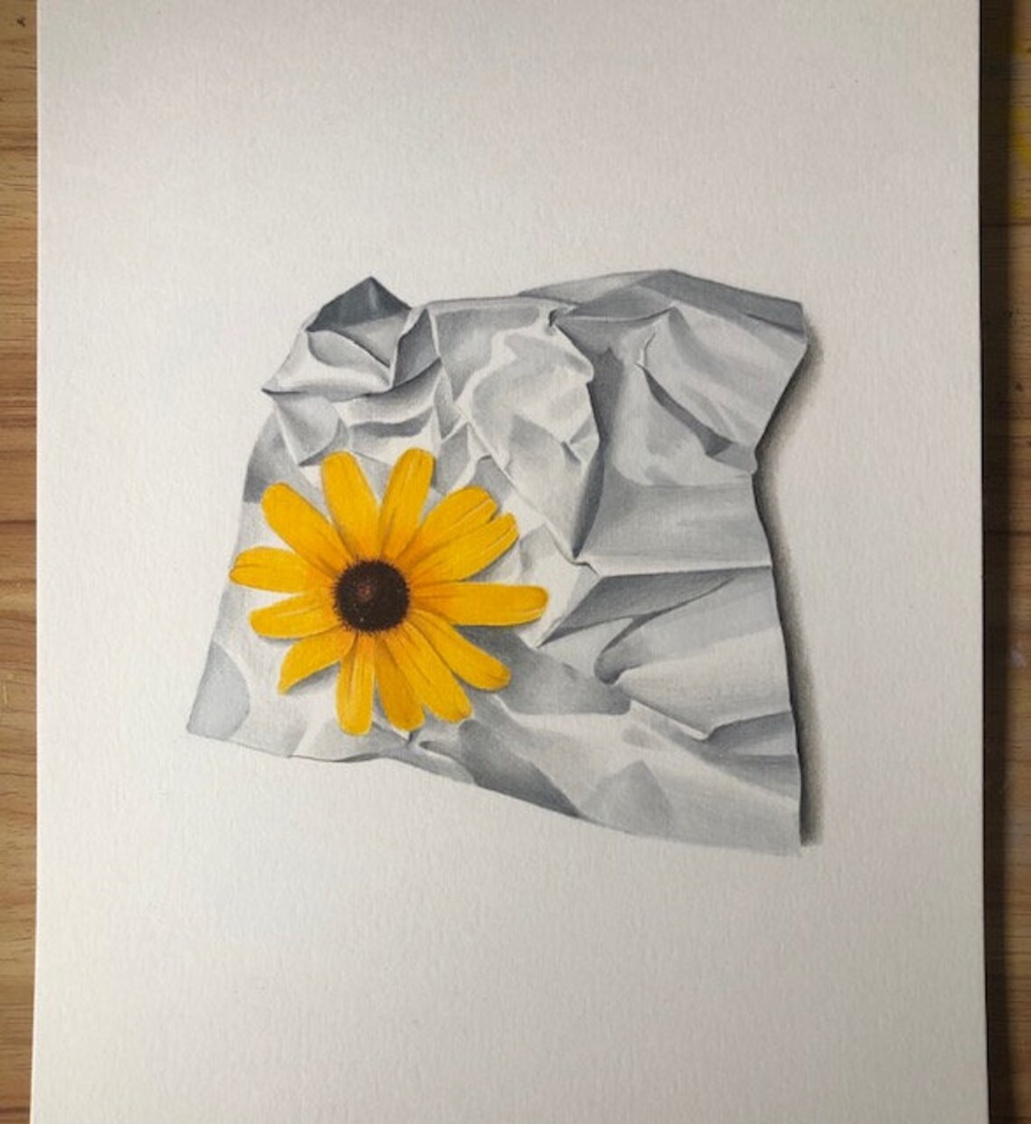 Original Colored Pencil Realism Drawing 9x12 Inches - Etsy