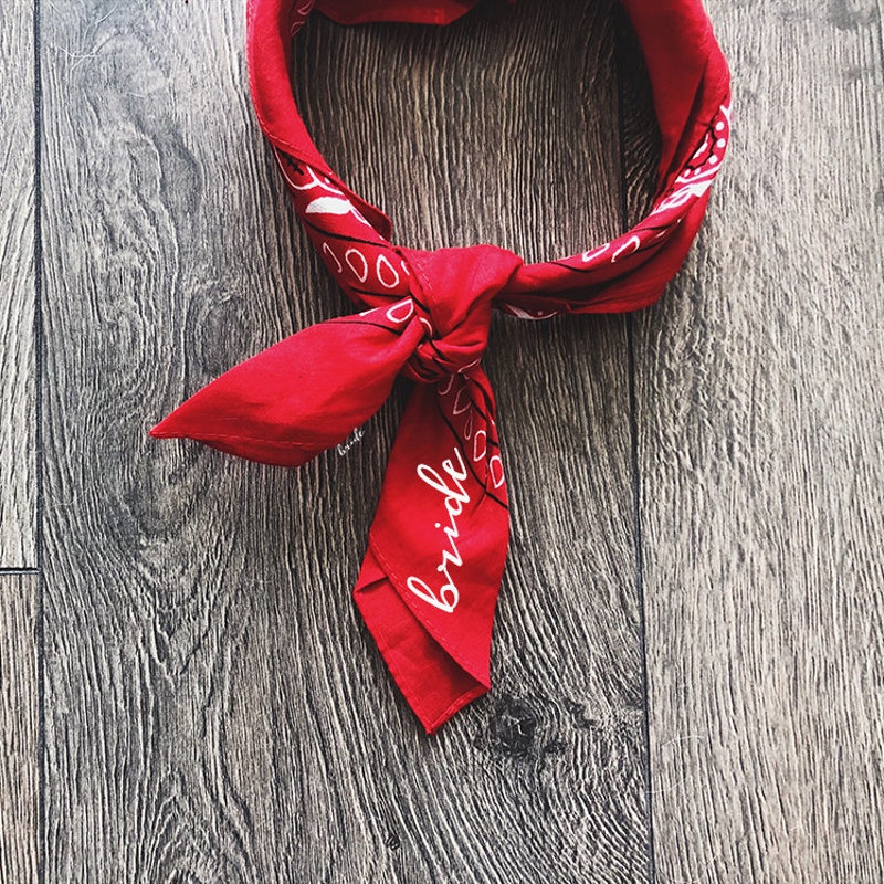 Monogrammed Bandana - Etsy