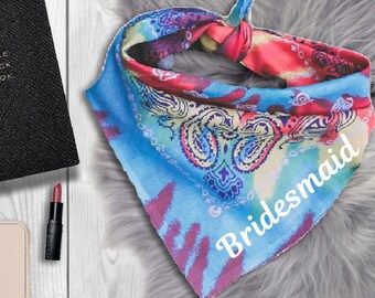 custom bandana red bandana personalized bandana bandana | Etsy