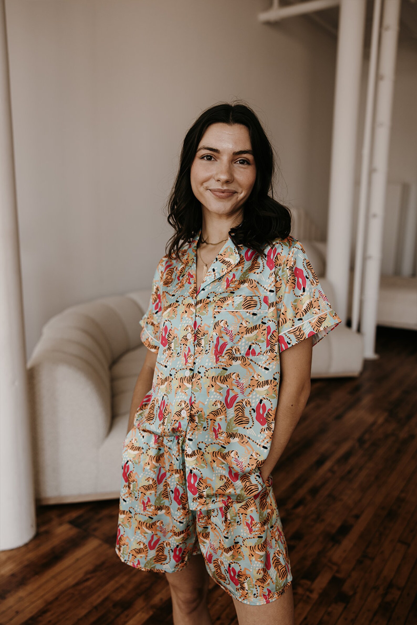 Jungle Print Pajamas, Safari Pajamas, Tiger Print Pajamas, Pattern ...