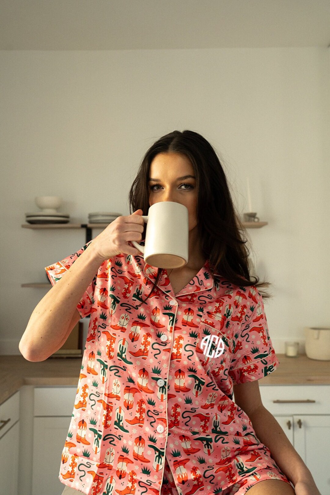 Cowboy Boots Pajamas, Rustic Wedding, Wedding Pajama Sets, Bridesmaid ...