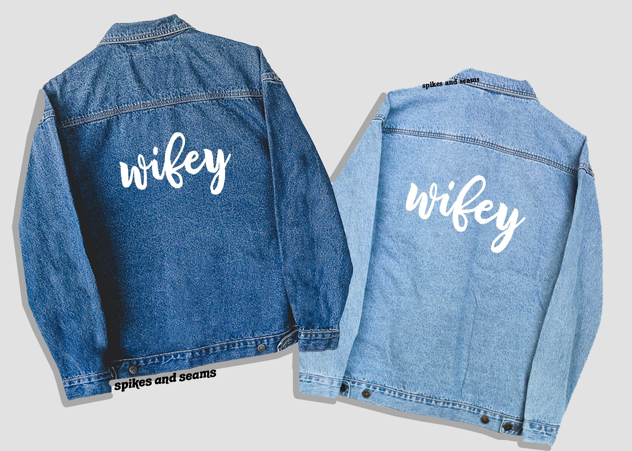 Hubby and Bride Couple Jackets Jackets for Newylweds | Etsy
