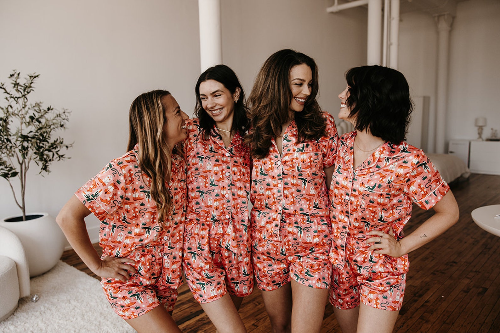 Rustic Wedding Pajamas, Cowboy Print Pajamas, Wedding Pajamas ...