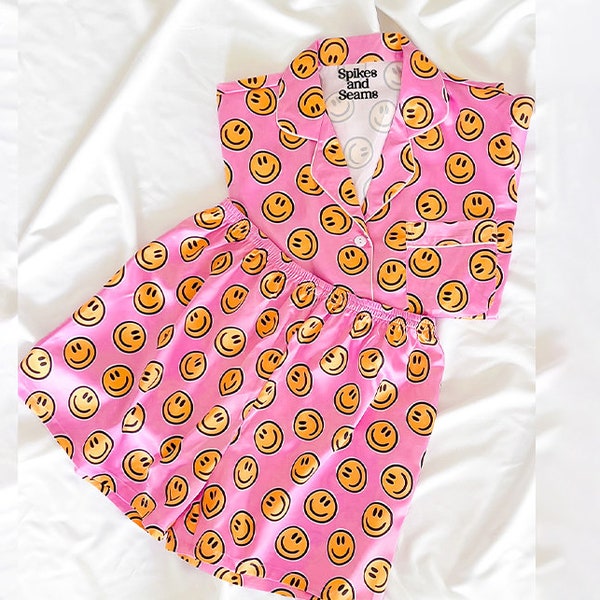 Smiley Face Pajamas - Etsy