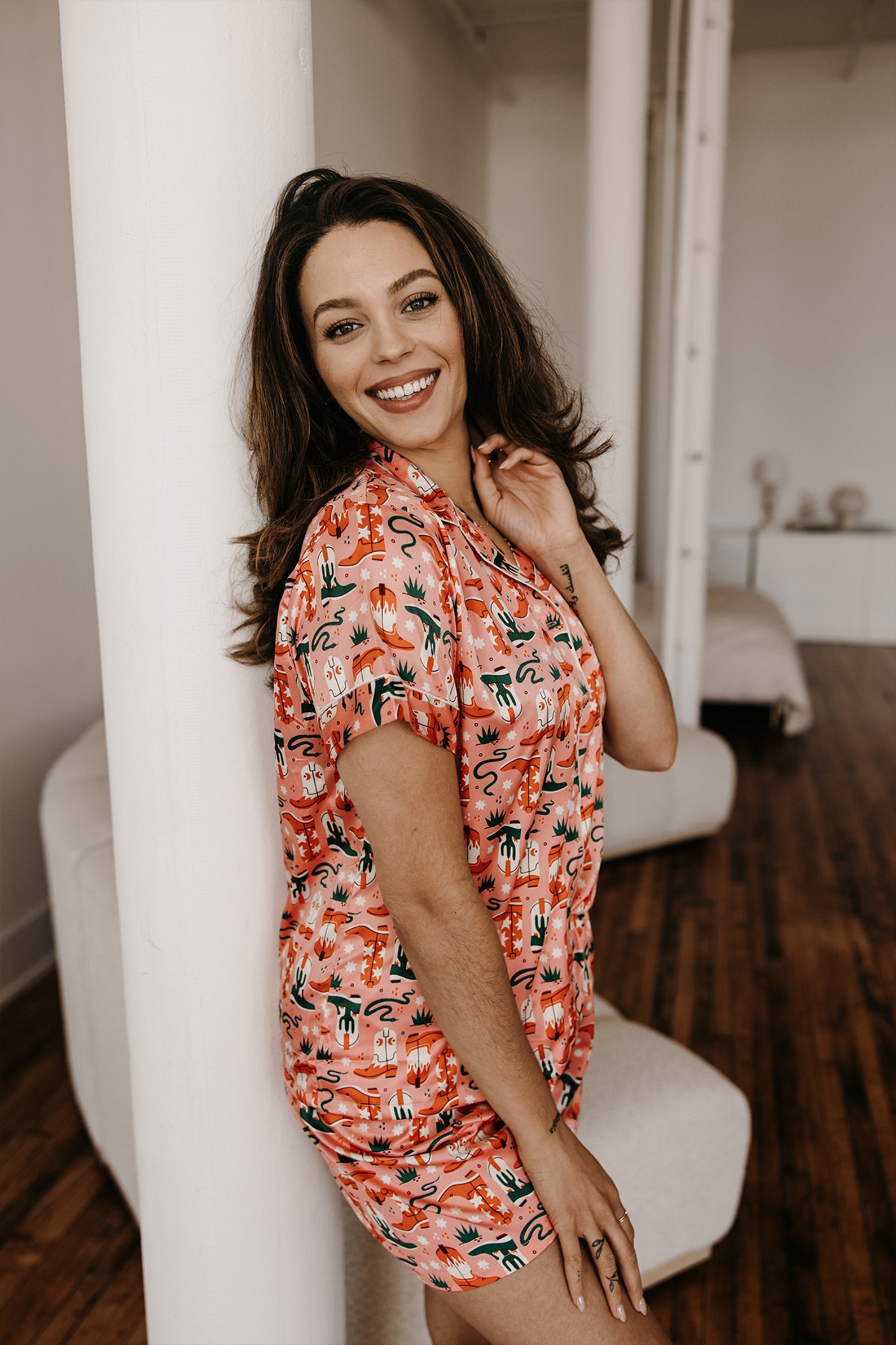 Rustic Wedding Pajamas, Cowboy Print Pajamas, Wedding Pajamas ...