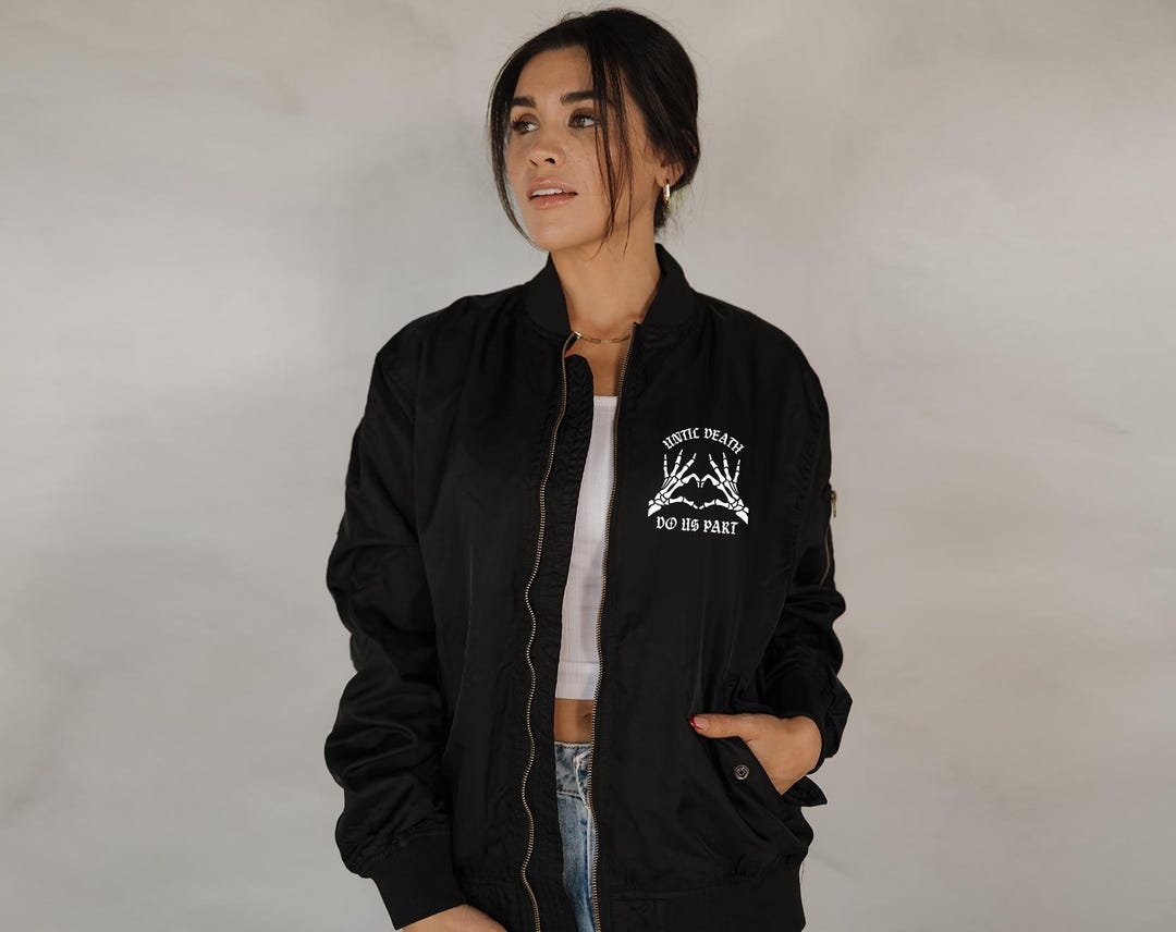 Personalized Till Death Jacket, Custom Bomber Jackets for Couples ...