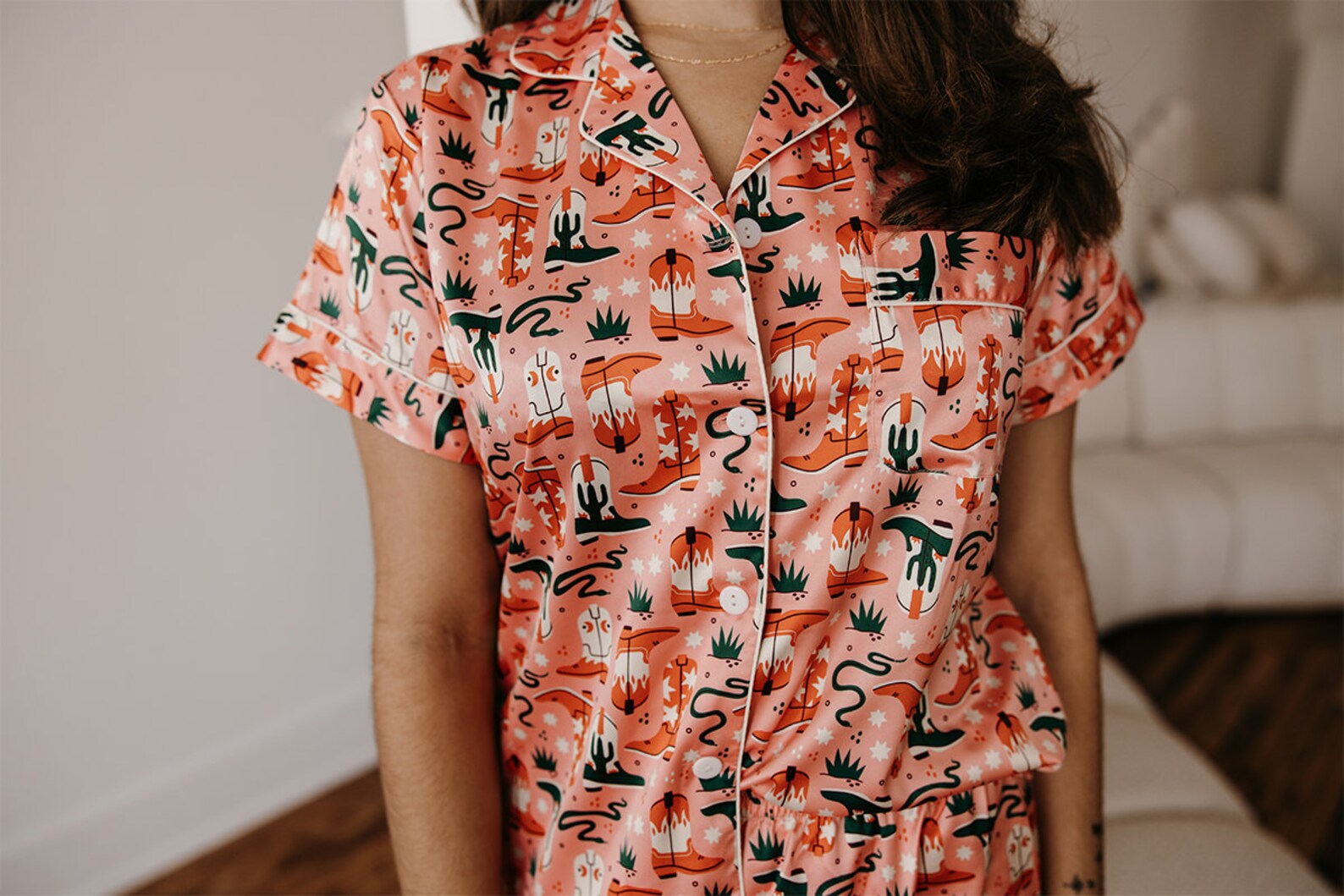 Rustic Wedding Pajamas, Cowboy Print Pajamas, Wedding Pajamas ...