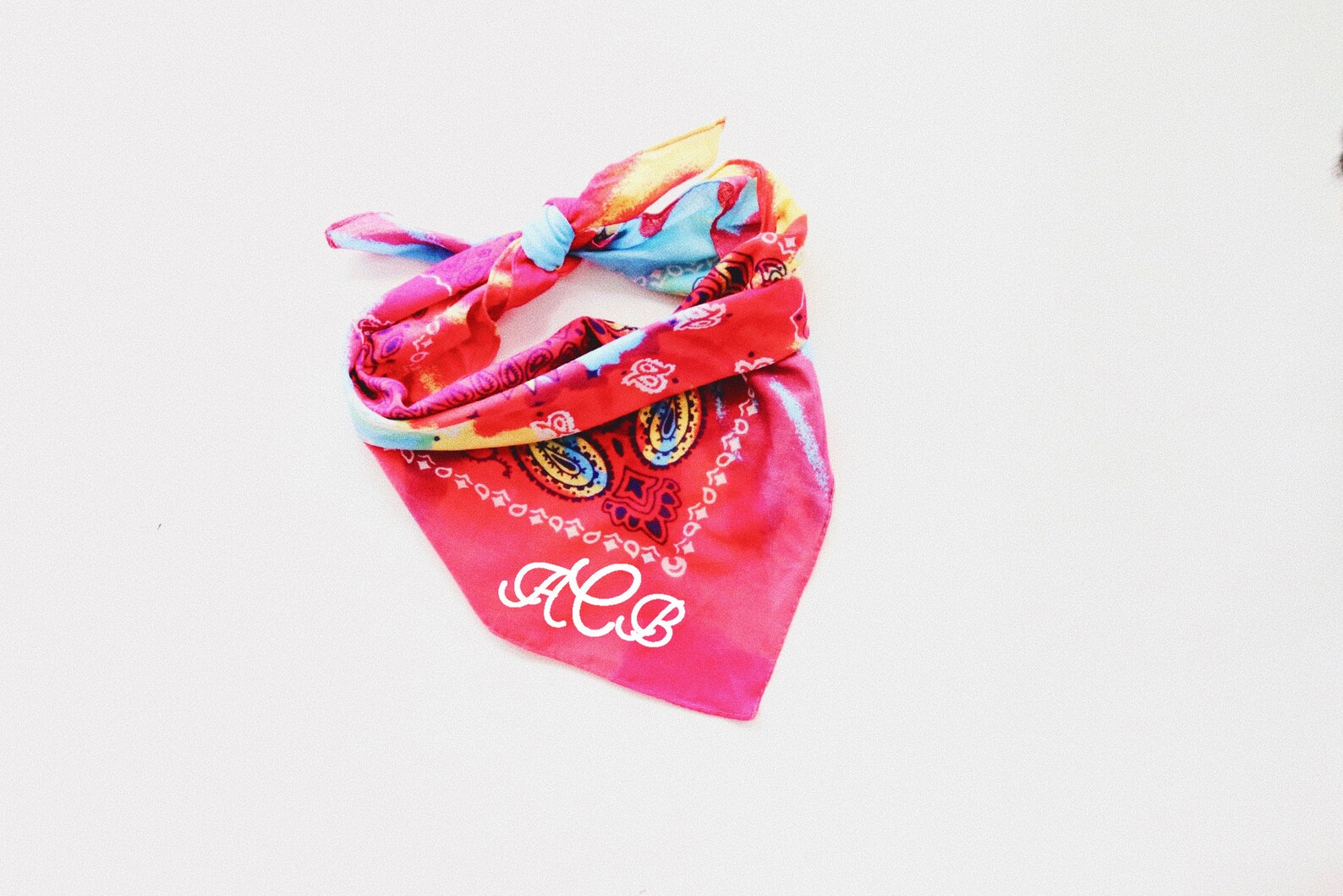 Custom Bandana Red Bandana Personalized Bandana Bandana | Etsy