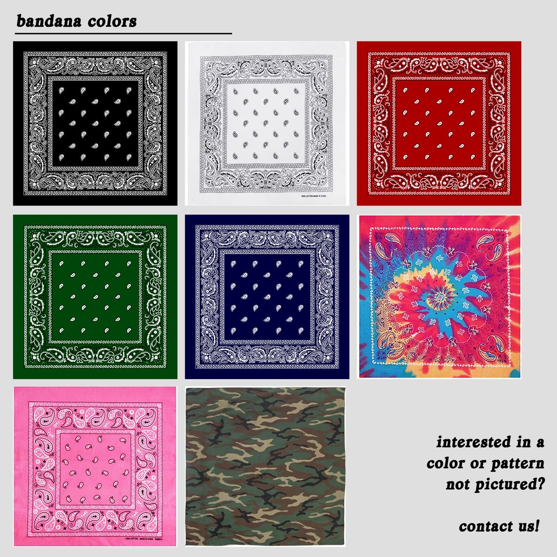 Custom Bandana Red Bandana Personalized Bandana Bandana - Etsy