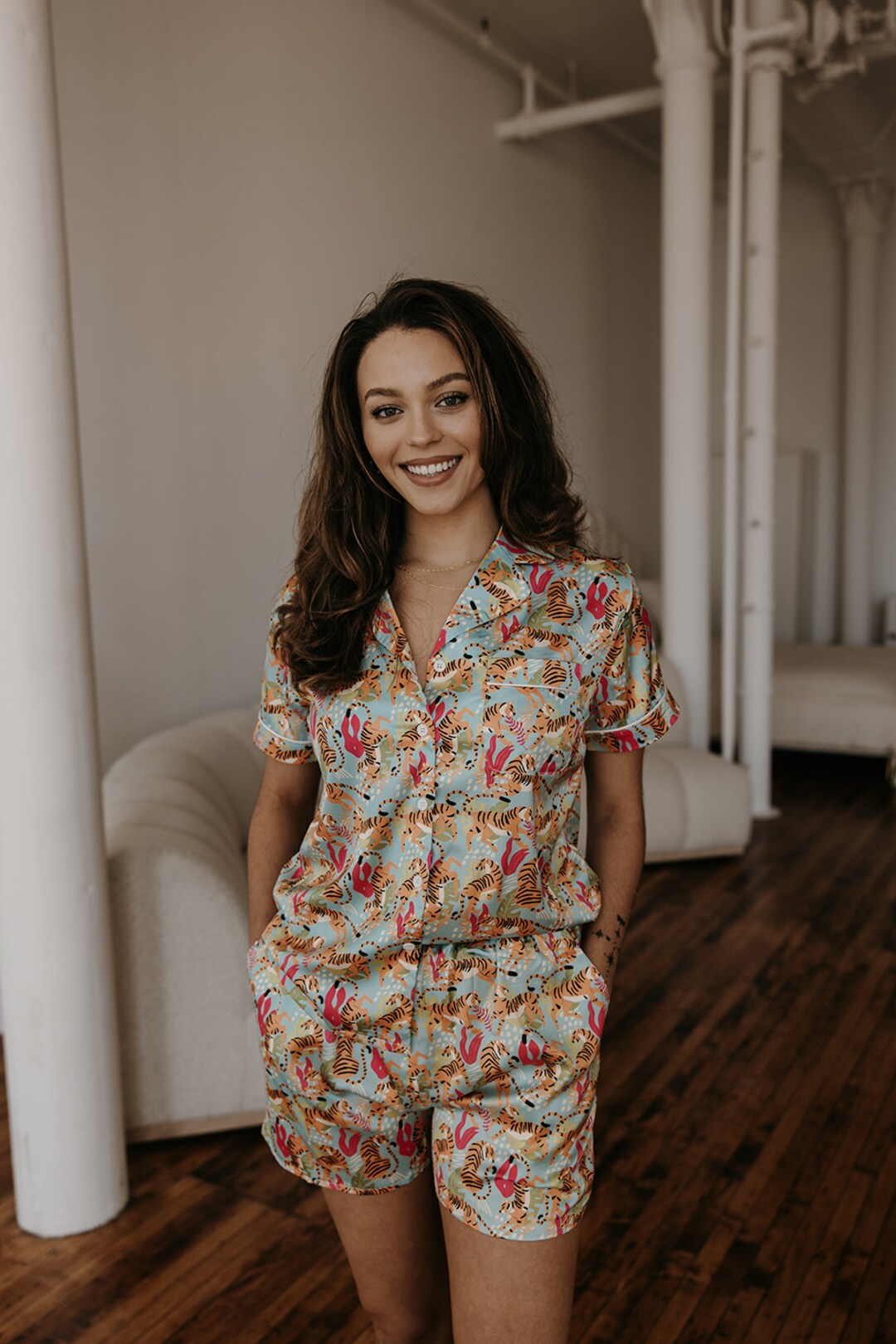 Tiger Print Pajamas, Jungle Pajamas, Desert Pajamas, Black Pattern ...