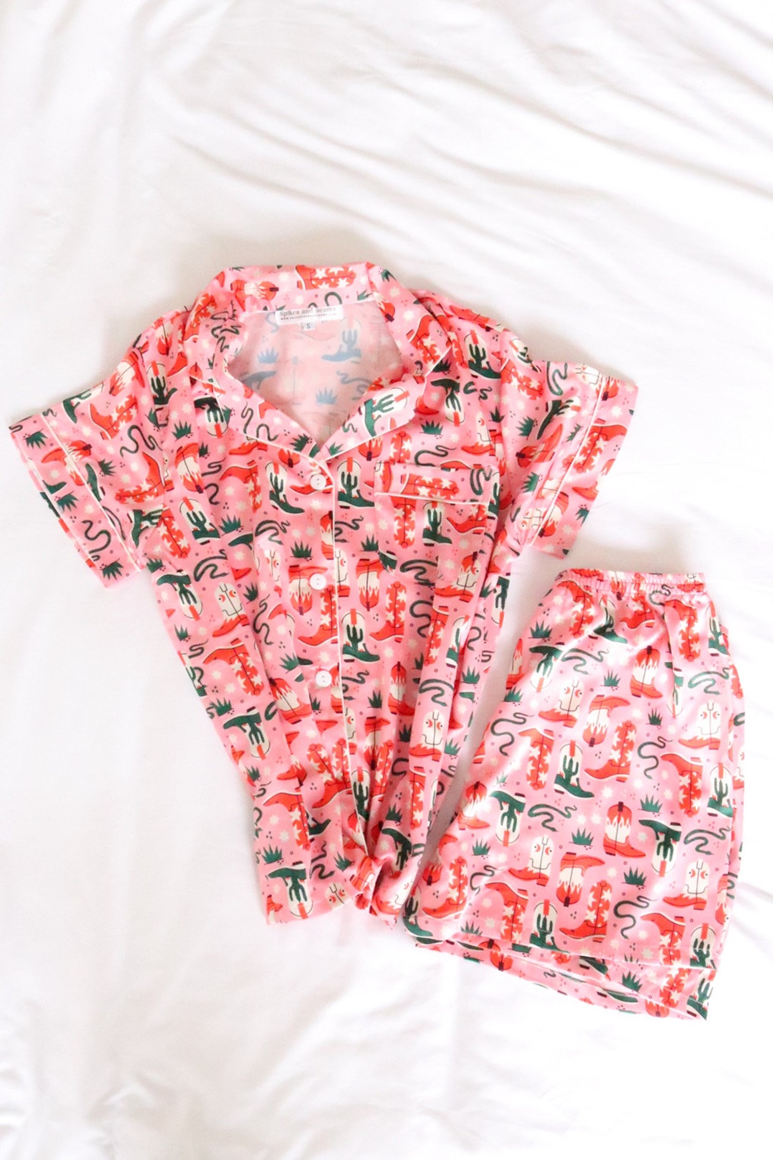 Rustic Wedding Pajamas, Cowboy Print Pajamas, Wedding Pajamas ...