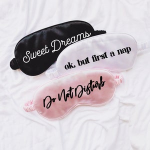 Sleep Mask Custom Sleeping Mask Personalized Sleep Mask - Etsy