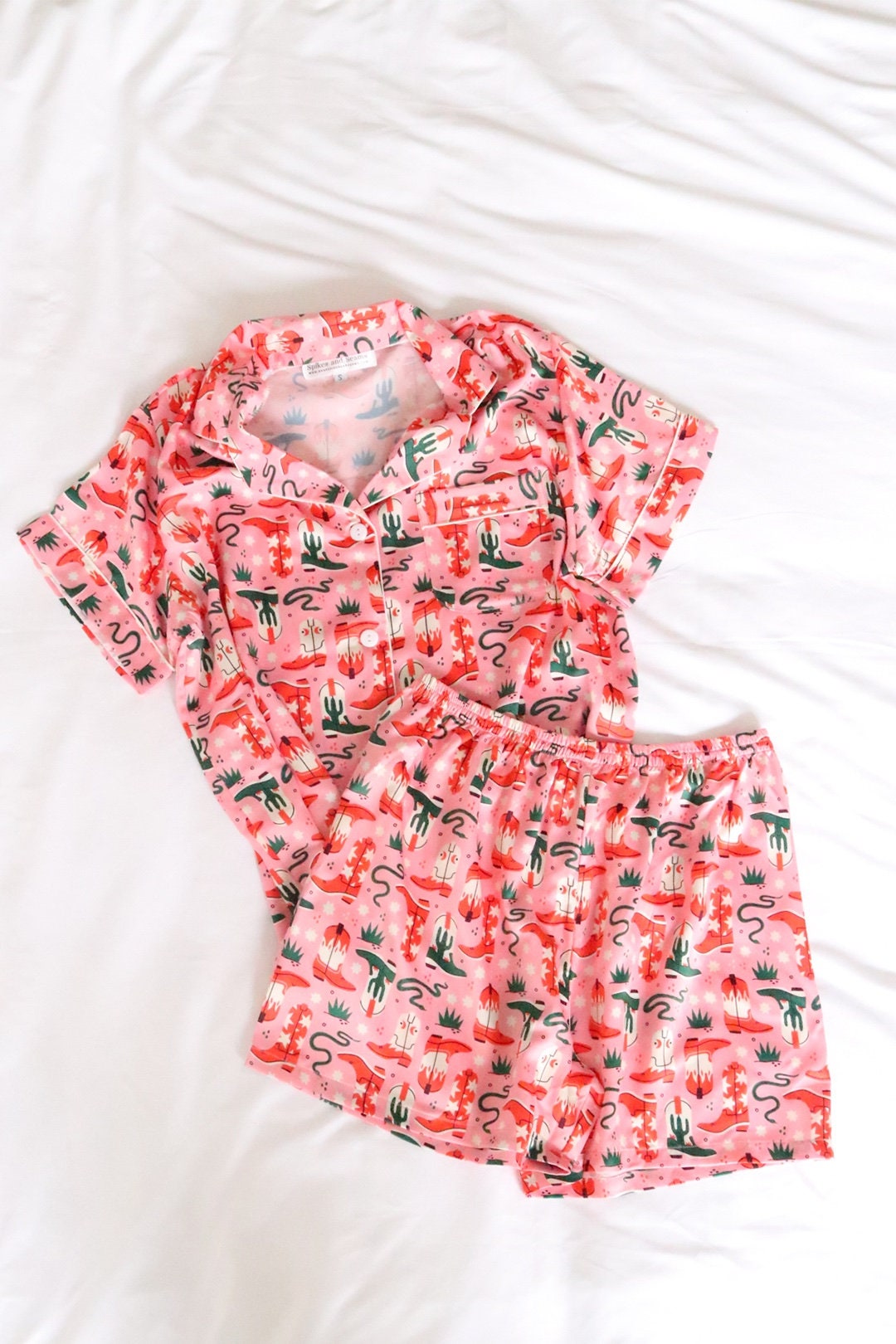 Rustic Wedding Pajamas, Cowboy Print Pajamas, Wedding Pajamas ...