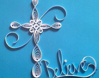 Quilled cross | Etsy