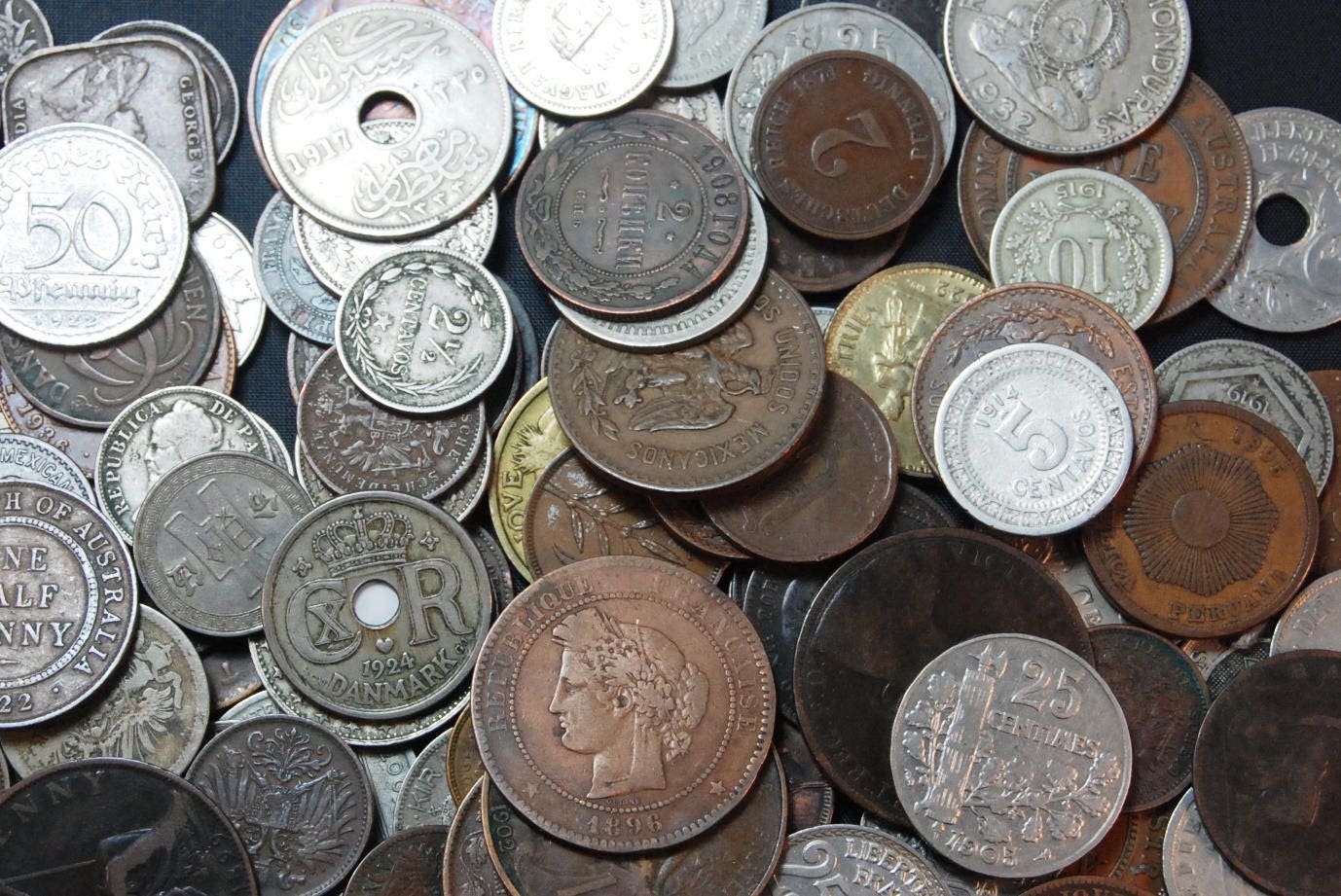 30 OLD Higher Value Coins - A 175+ Dollar Value - Most Are 75+ Years ...