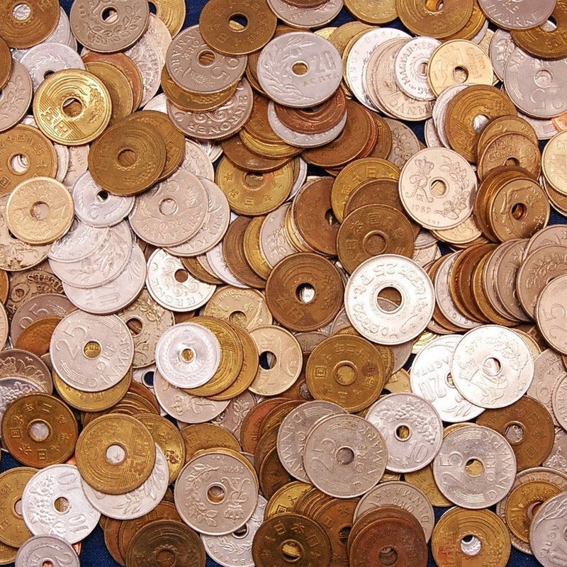 Coin With Hole - Etsy