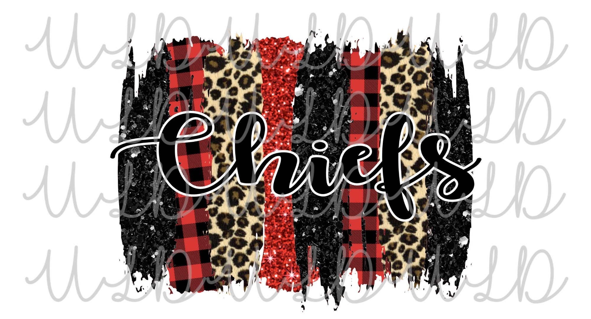 Chiefs Sublimation Design *READY to PRESS* Print Transfer, Red/black ...