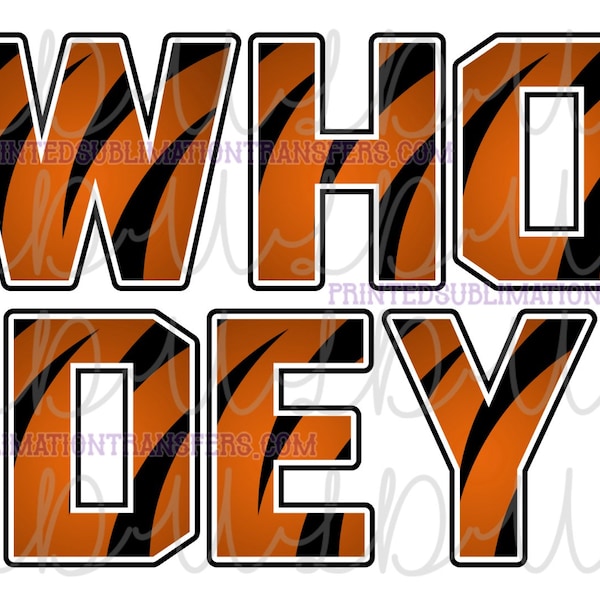 Who Dey Png - Etsy