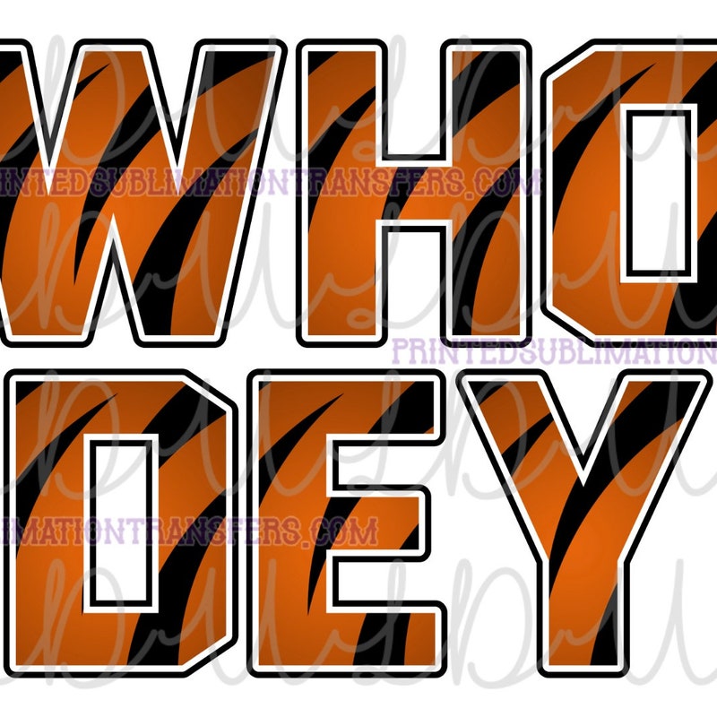 Who Dey Png - Etsy