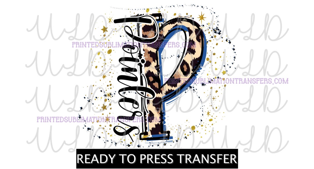Pointers Leopard Navy Sublimation Design *READY to PRESS* Print ...