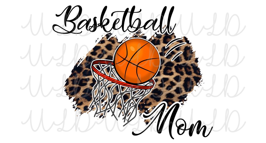 Basketball Mom Hoop PNG Digital Design for Screens or Sublimation ...