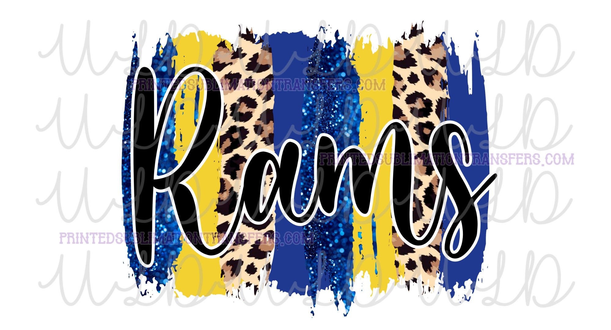 Rams Sublimation Design READY to PRESS Print Transfer | Etsy
