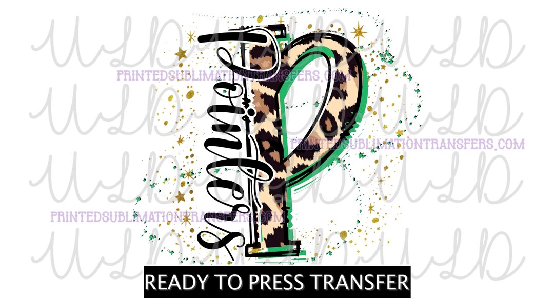Pointers Leopard Sublimation Design *READY to PRESS* Print Transfer ...